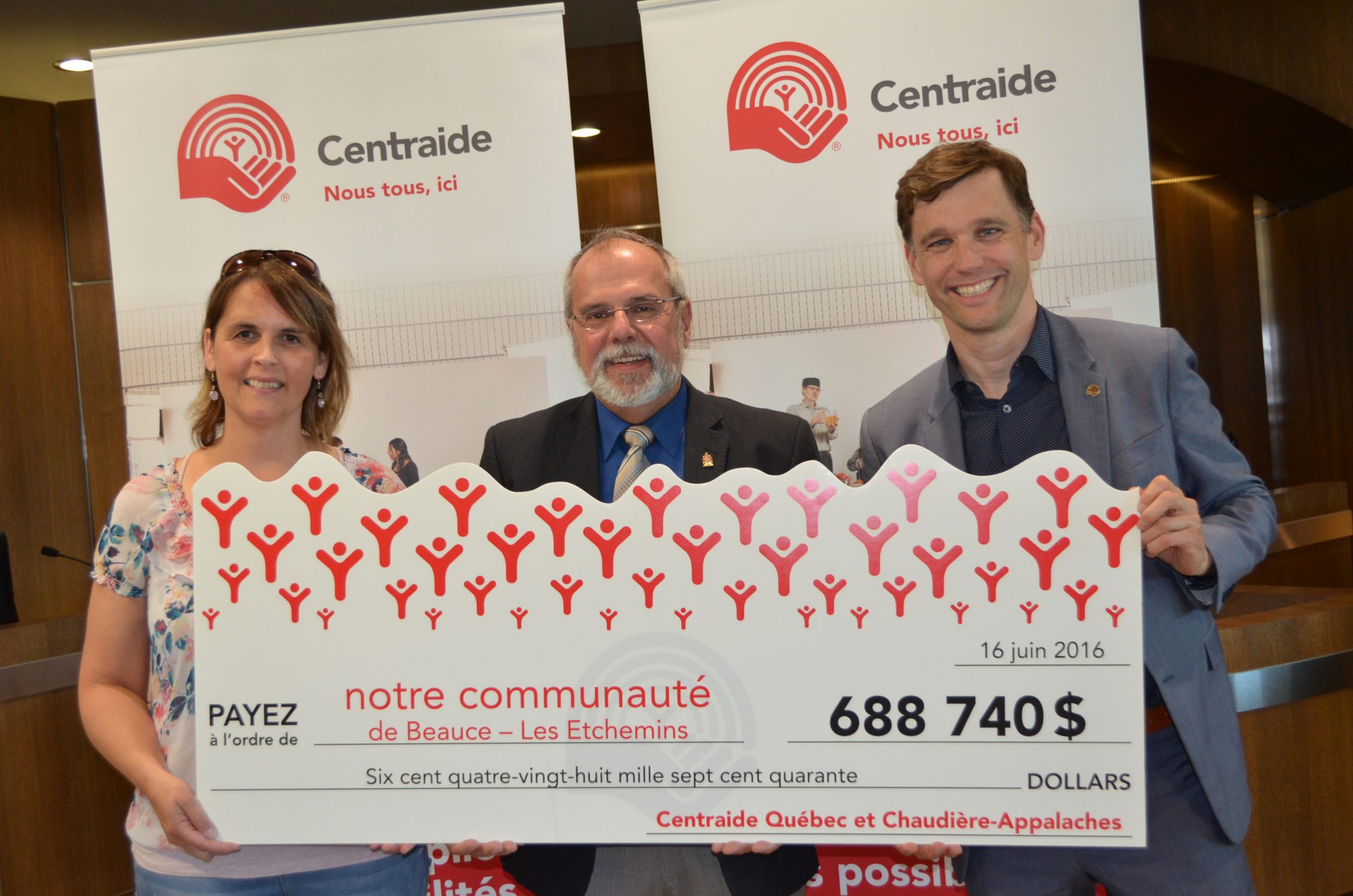 Centraide remet une somme record de 688 740 $ - L’Éclaireur Progrès