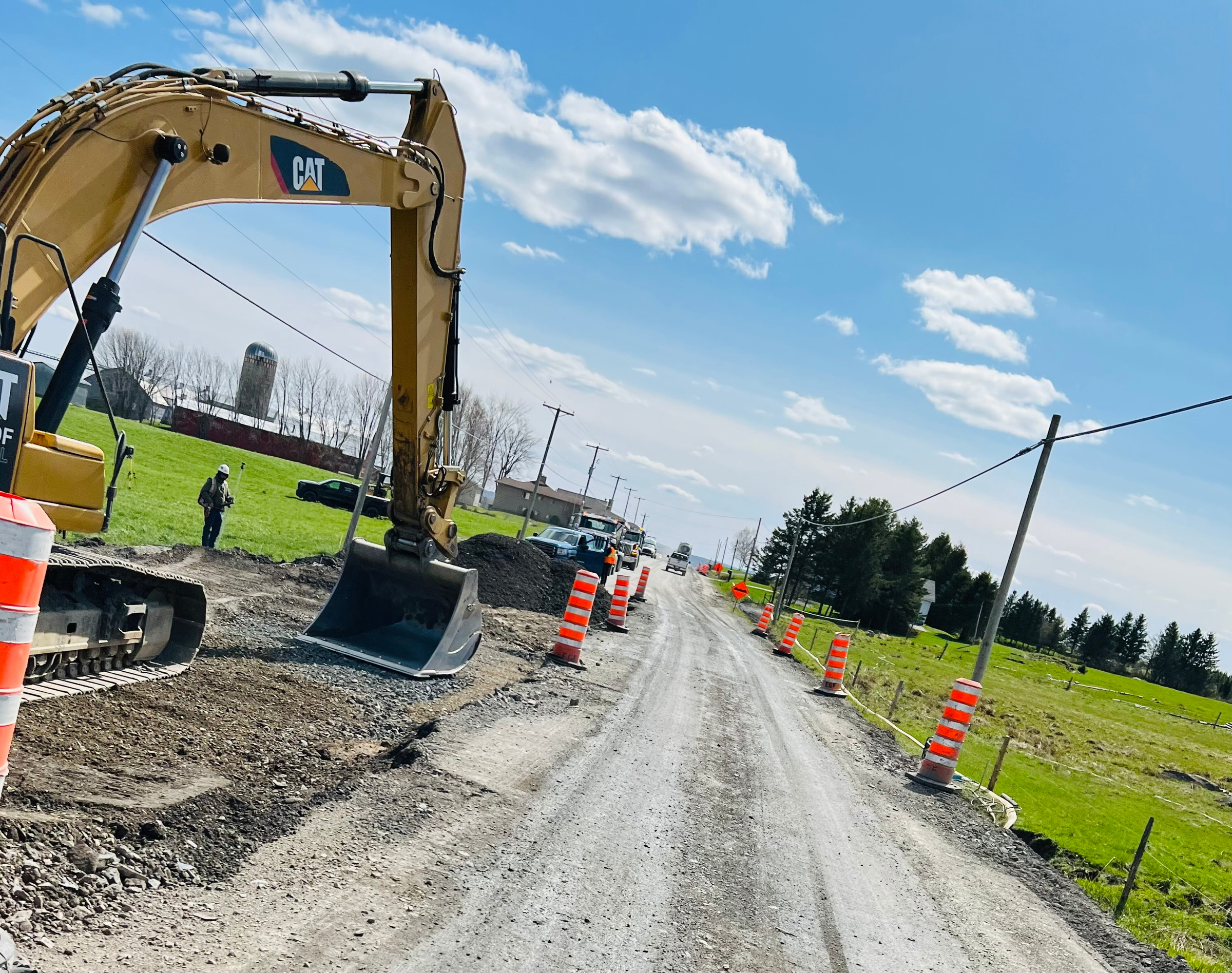 Route 108 : les travaux sont lancés - L’Éclaireur Progrès