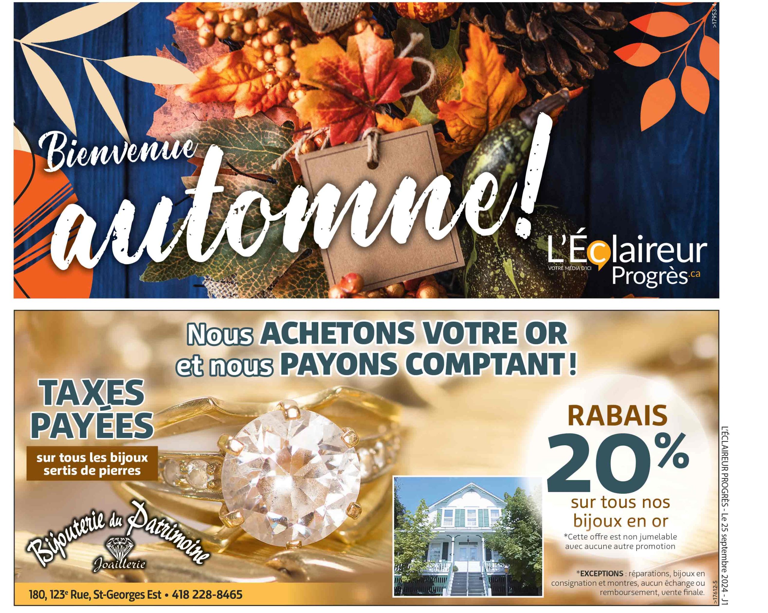 25 septembre 2024 - L’Éclaireur Progrès